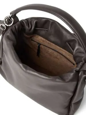Brunello Cucinelli Mellow Bucket Bag - Brown