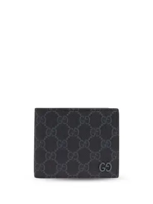 Gucci Gg Logo Wallet - Grey