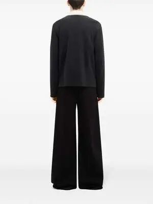 COURREGES Wide-leg Cotton-blend Trousers