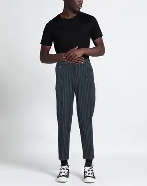PAOLO PECORA Pinstriped Slim-leg Pants - Navy