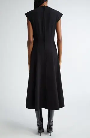 Proenza Schouler Georgia Cap Sleeve Midi Dress