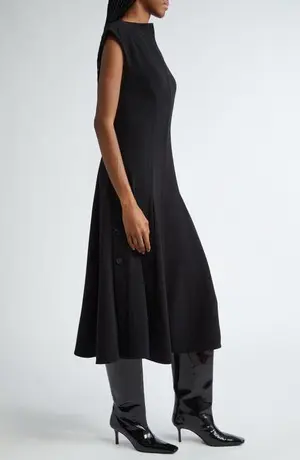 Proenza Schouler Georgia Cap Sleeve Midi Dress