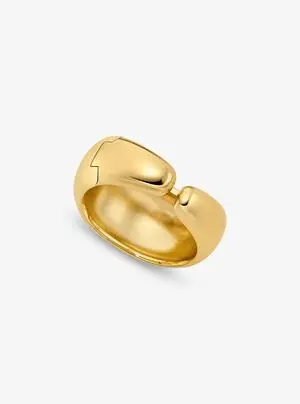 Michael Kors Precious Metal-plated Brass Bubble Cuff - Gold