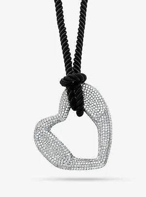 Michael Kors Pavé Heart Necklace