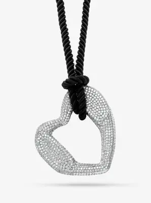 Michael Kors Pavé Heart Necklace