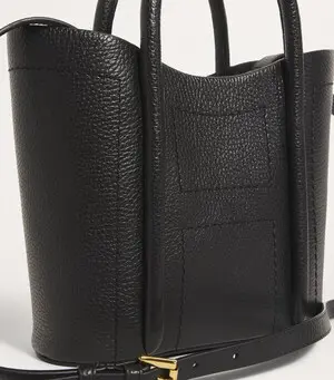 Harrods Grab Leather Rope Tote Bag