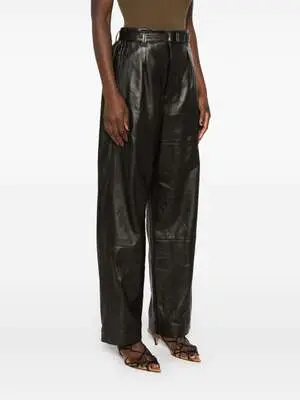 LEMAIRE Belted Lambskin Pants