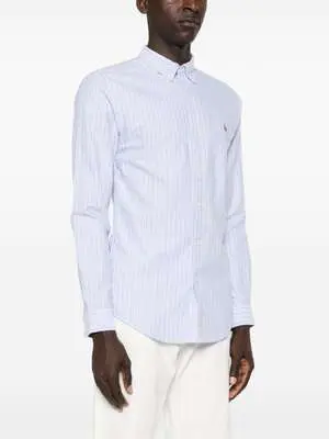 Polo Ralph Lauren Striped Cotton Shirt - Blue