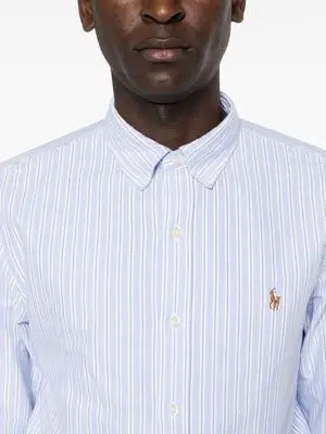 Polo Ralph Lauren Striped Cotton Shirt - Blue