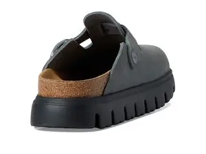 BIRKENSTOCK Boston Chunky Suede Clogs - Gray