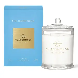 GLASSHOUSE FRAGRANCES Glasshouse Fragrance The Hamptons Candle 26.8 Oz - Blue