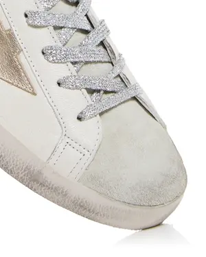 GOLDEN GOOSE Super-star Low Top Sneakers - White