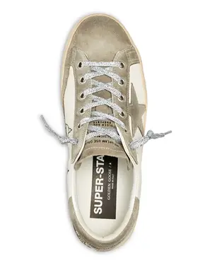 GOLDEN GOOSE Super-star Low-top Sneakers - White/ice