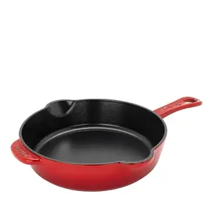 STAUB Cast Iron 8.5 Traditional Deep Skillet Cherry