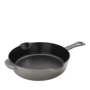 STAUB Cast Iron 8.5 Traditional Deep Skillet - Graphite Grey