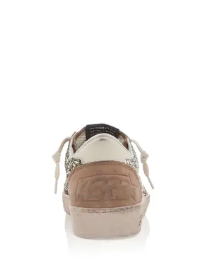 GOLDEN GOOSE Ball Star Low Top Sneakers - Platinum