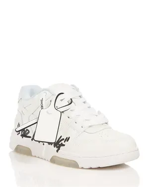 Off-White Out Of Office For Walking Sneakers - White Black
