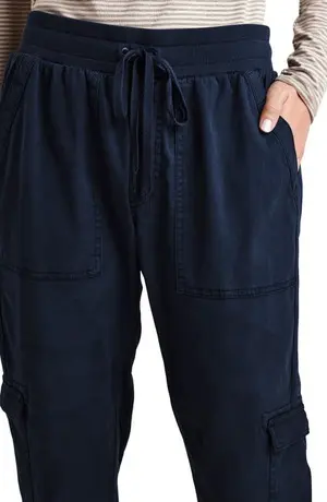 Splendid Jaclyn Drawstring Waist Joggers - Navy