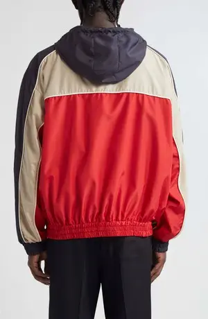 GOLDEN GOOSE Star Hooded Windbreaker Jacket