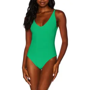 Beach Riot Reese Rib One-piece Swimsuit - Technicolor