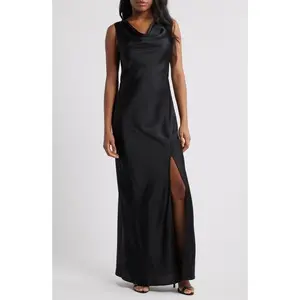 Wayf Cowl Neck Evening Dresses