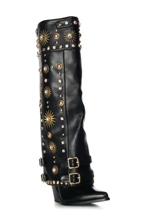 AZALEA WANG Studded Boots