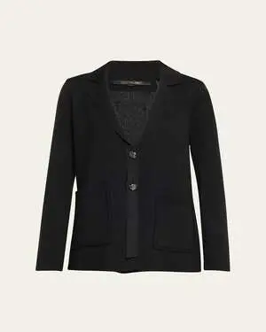 Kobi Halperin Clove Two-button Cardigan Sweater - Black