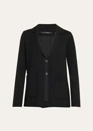 Kobi Halperin Clove Two-button Cardigan Sweater - Black