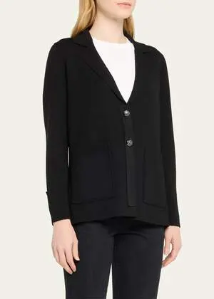 Kobi Halperin Clove Two-button Cardigan Sweater - Black