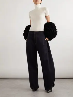 Alaïa Wool-jersey Turtleneck Bodysuit