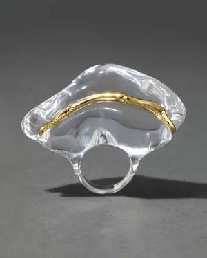 Alexis Bittar Liquid Lucite Wave Ring