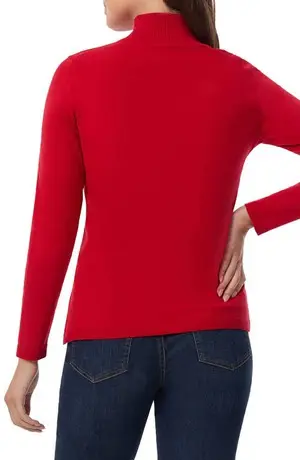 Jones New York Mock Neck Sweater