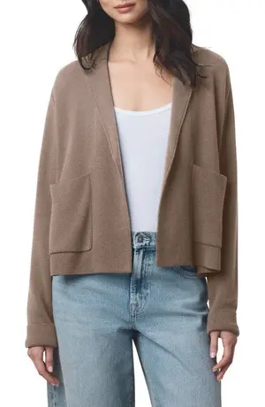 Splendid Estelle Sweater Jacket - Cedar Brown