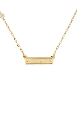 Kate Spade New York Sam Icon Bar Necklace