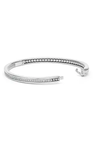 Lagos Caviar Spark Diamond Bangle Bracelet