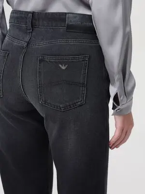 Emporio Armani Wide Leg Jeans - Black