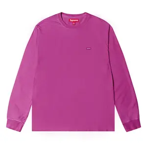 Supreme Small Box Long-sleeve Tee 'bright - Purple