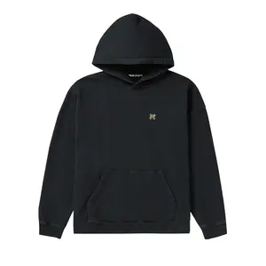 Palm Angels Burning Hoodie - Black
