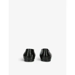 Le Monde Beryl Luna Pointed-toe Leather Pumps - Black