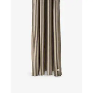FERM LIVING Chambray Striped Cotton Shower Curtain 205cm - One-color