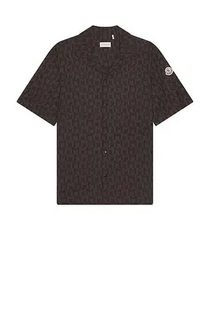 Moncler Short Sleeve Shirt - Brown
