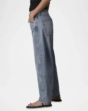 Rag & Bone Charlie Ankle Barrel-leg Jeans