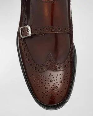 CHURCH & APOS;S Church's Lana Leather Double Monk Oxford Loafers - Tabacco