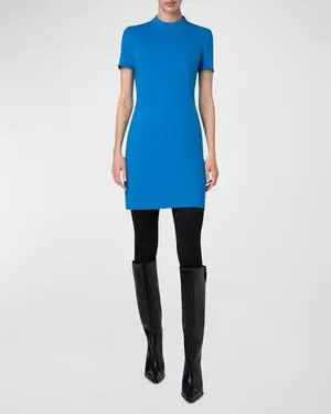 sachin and babi light blue dress Women Long Sleeve Tops T-Shirt Dresses Round Neck Casual A-Line Loose Swing  Vocation Fall Winter Dress with Pockets Turquoise XL