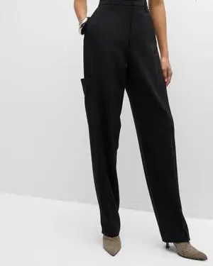 Lapointe Mid-rise Tech Twill Tapered Pants
