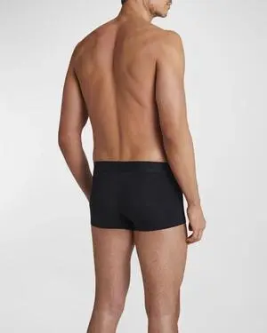 Commando Apos;s Micro-modal Modern Fit Boxer Briefs - Black