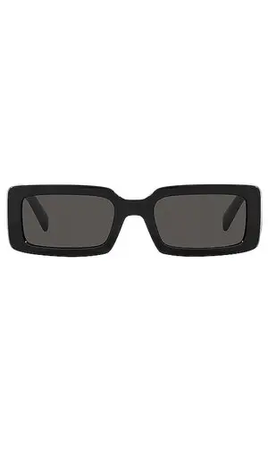 Dolce & Gabbana Rectangle Sunglasses - Black