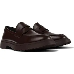 Camper Walden Apron Toe Penny Loafer - Dark Brown