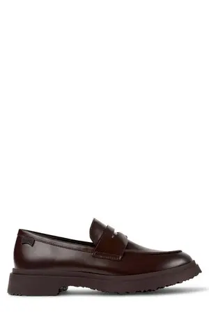 Camper Walden Apron Toe Penny Loafer - Dark Brown