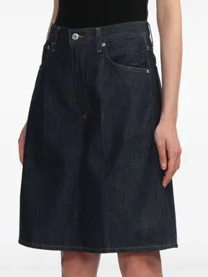 AGOLDE Nolan Pleated Denim Shorts